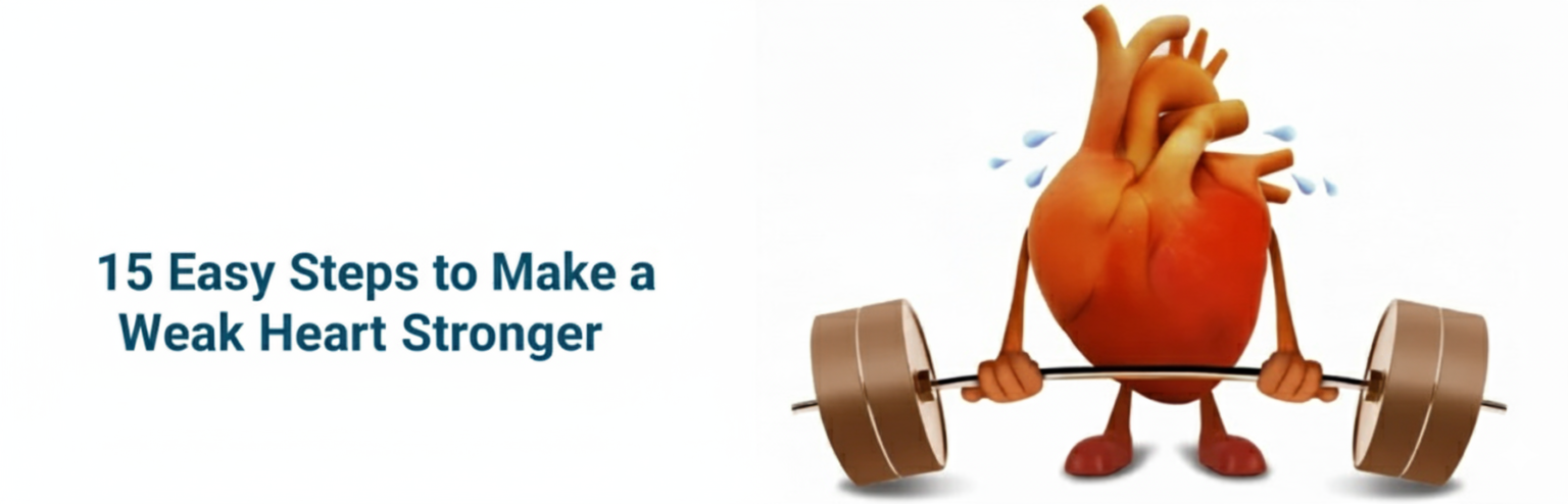 15 Easy Steps to Make a Weak Heart Stronger